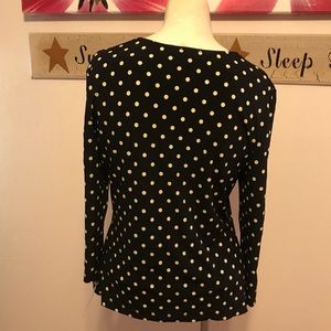 ConradC | Tops | New Conradc Collection Black Citrus Dot Top Pm | Poshmark